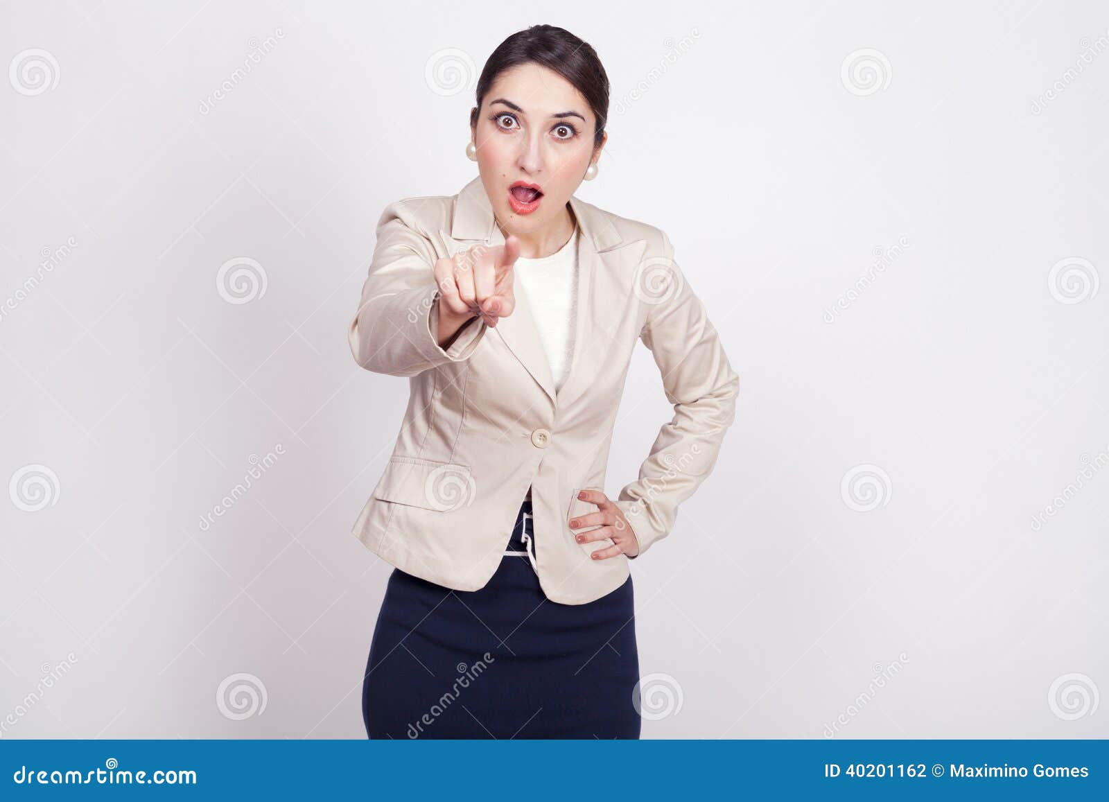 Woman with Active Expressions Stock Photo - Image of cheerful, looking ...