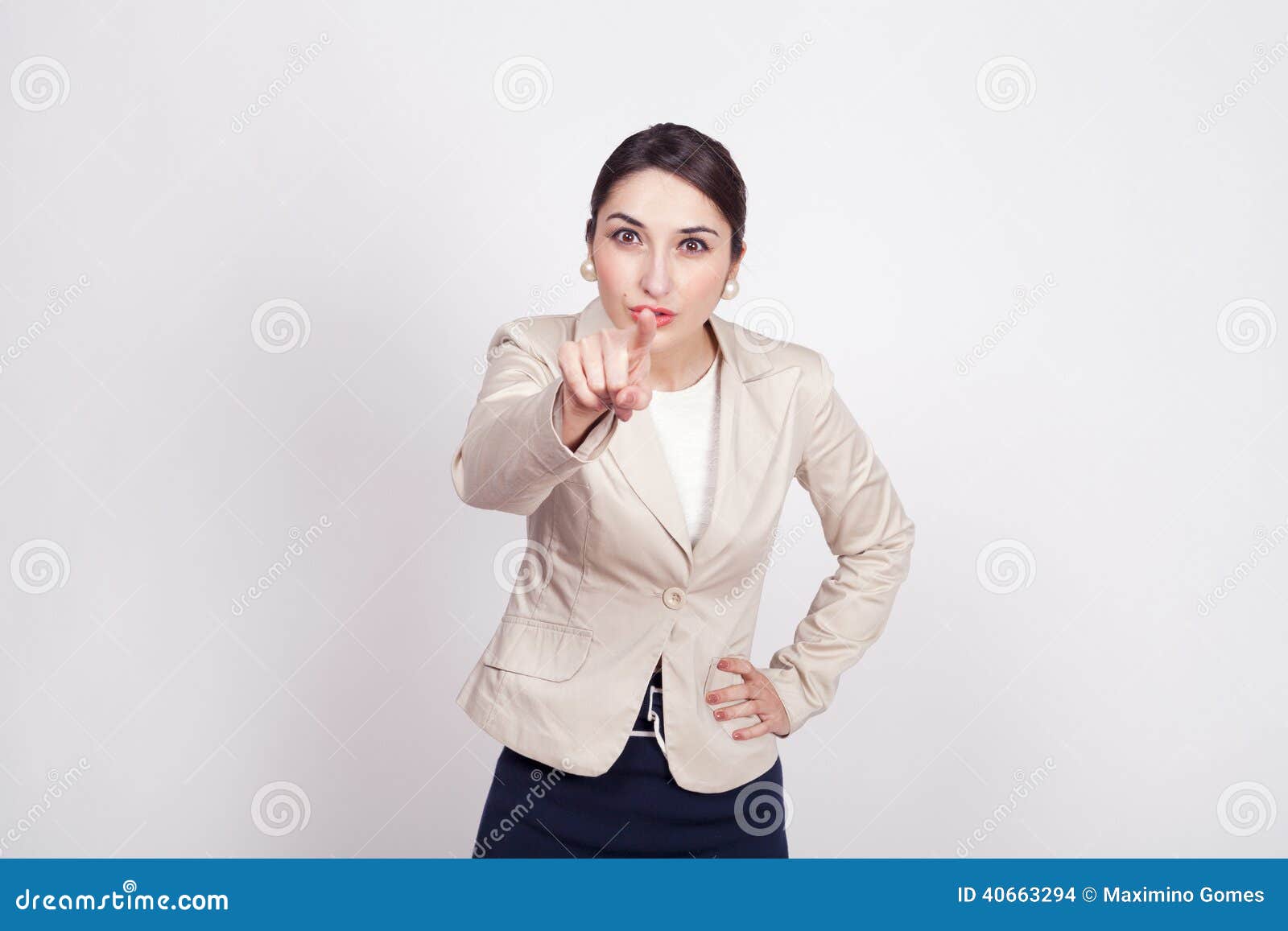 Woman with Active Expressions Stock Photo - Image of beautiful, casual ...
