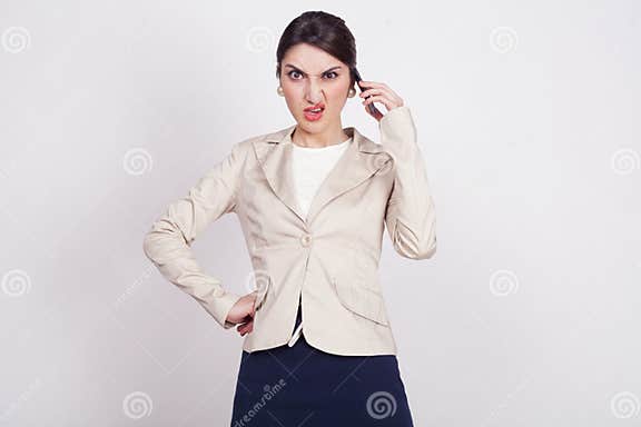 Woman with Active Expressions Stock Photo - Image of active, person ...