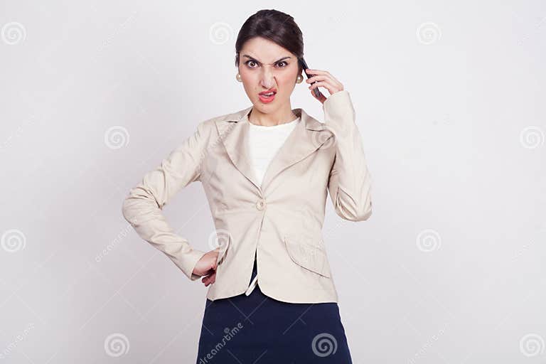 Woman with Active Expressions Stock Photo - Image of active, person ...