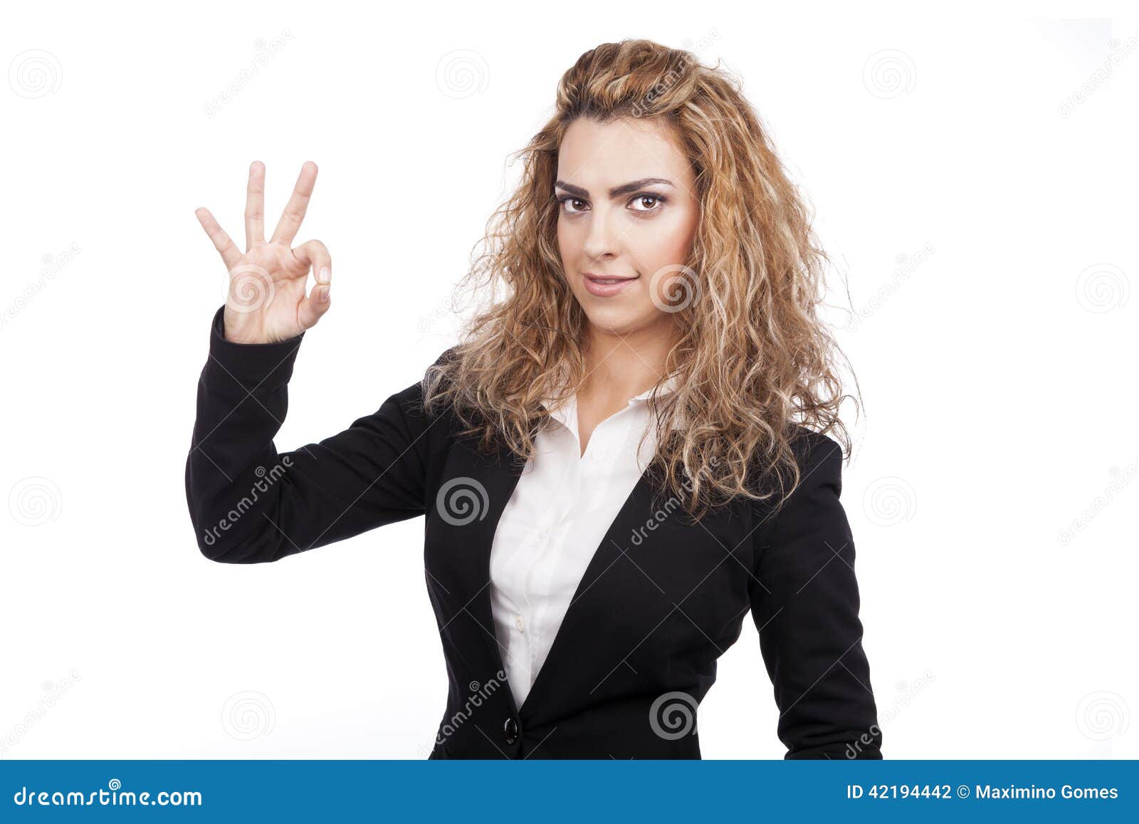 Woman with Active Expressions Stock Photo - Image of casual, portrait ...