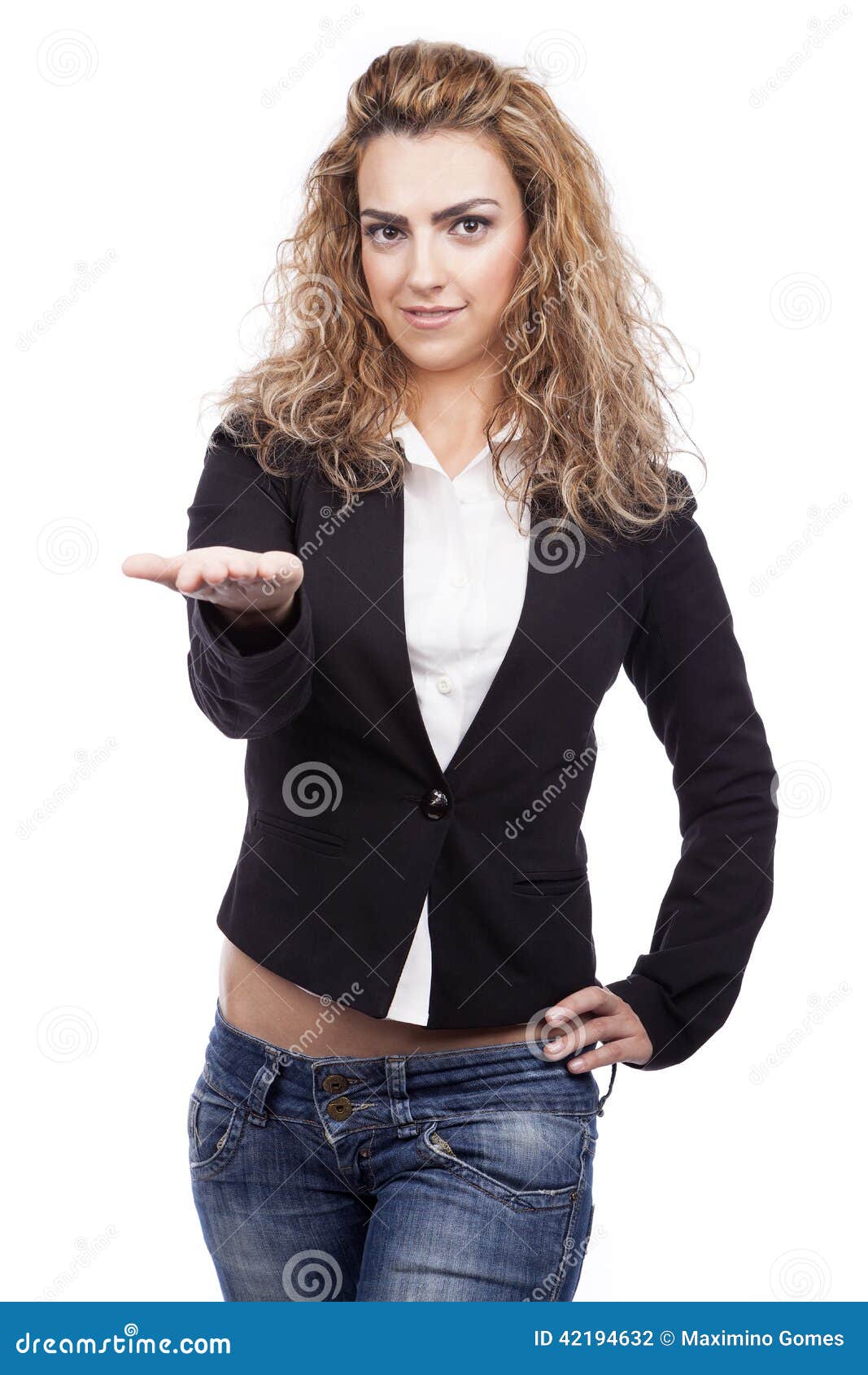 Woman with Active Expressions Stock Photo - Image of caucasian ...