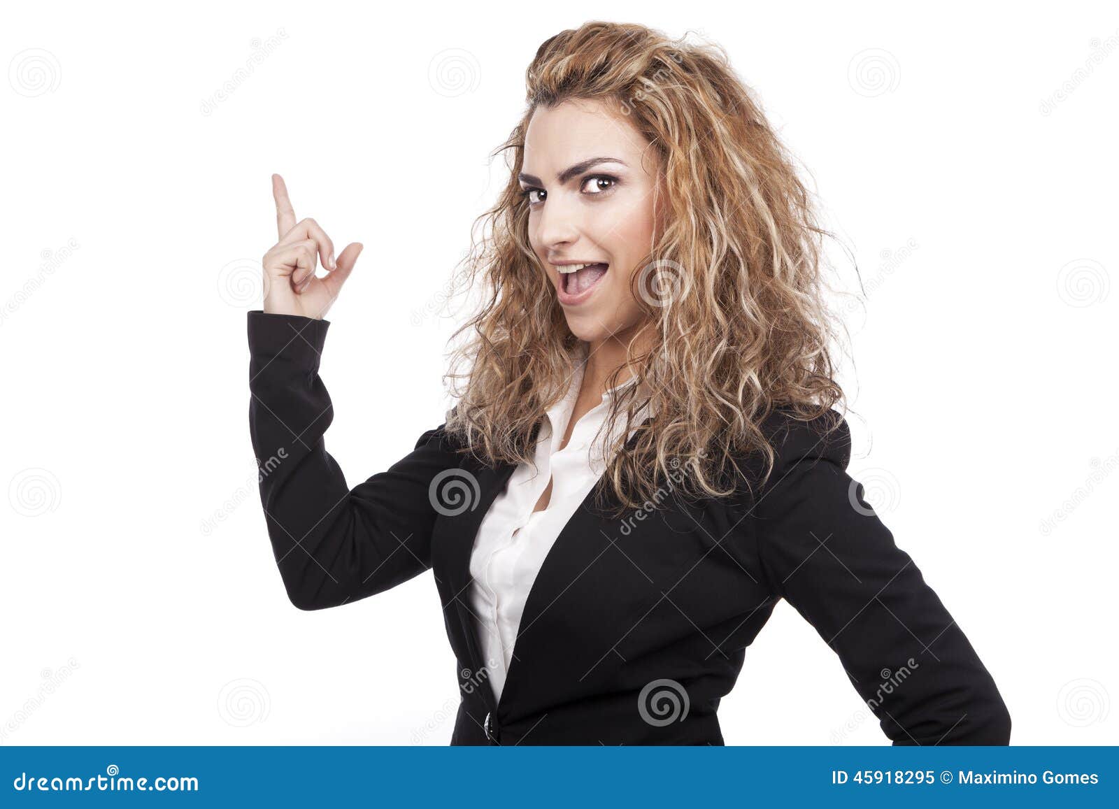 Woman with Active Expressions Stock Image - Image of expression ...