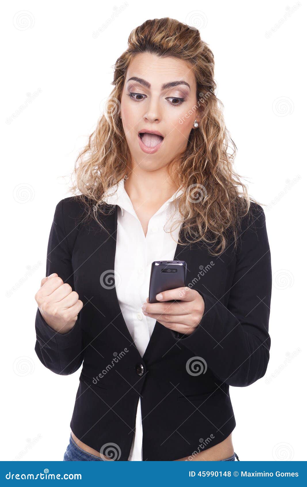 Woman with Active Expressions Stock Photo - Image of active, face: 45990148