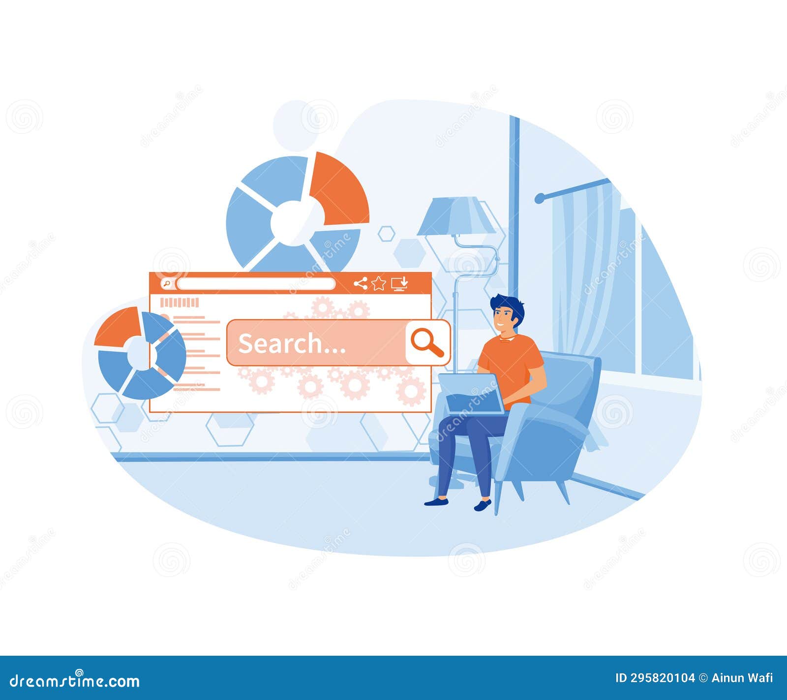 Woman Analyst Studies Data, Selects Keywords and Optimizes Site for ...