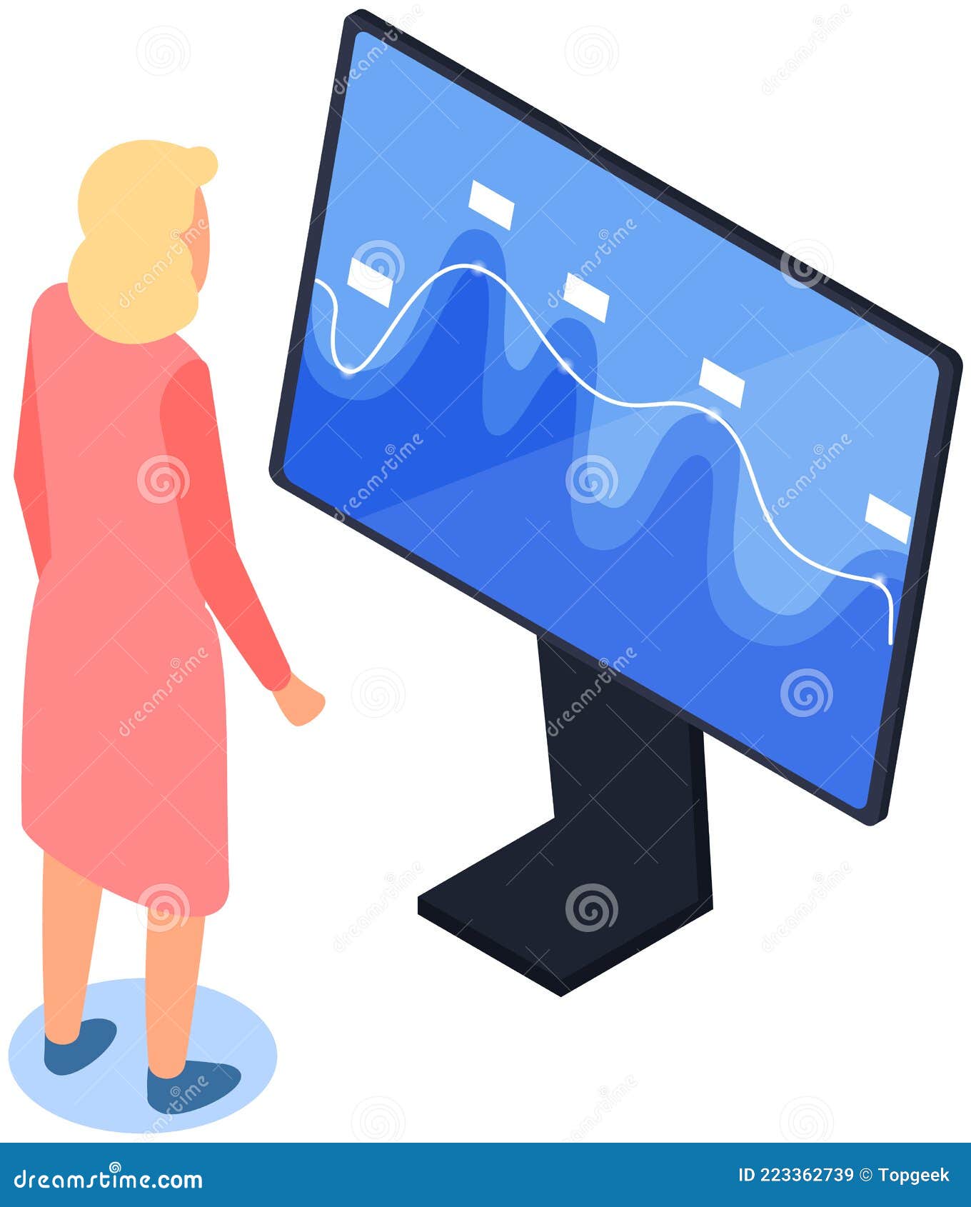 Graph Changes Lines And Bars With Numbers Stock Image | CartoonDealer ...