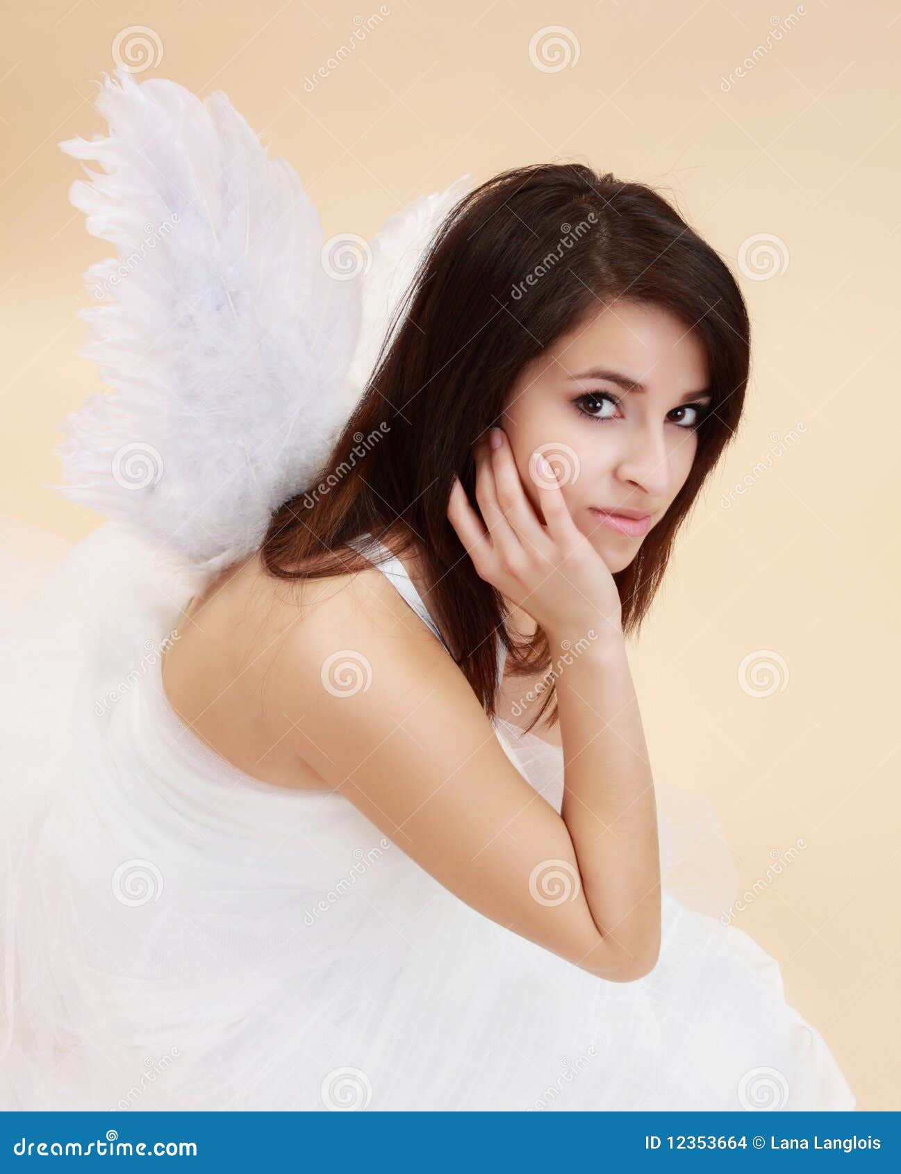 Woman angel stock photo. Image of female, single, angel - 12353664