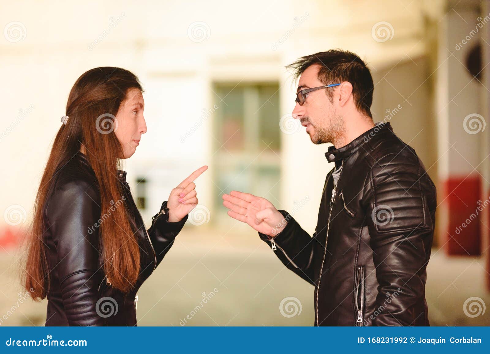 Woman and man arguing stock photo. Image of person, people - 168231992
