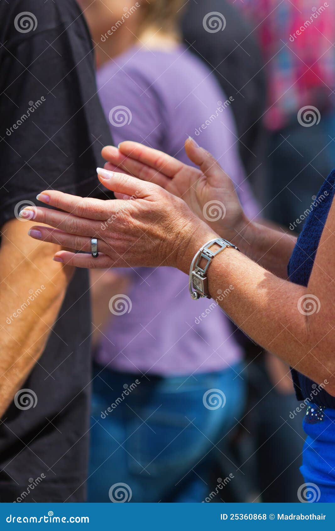 Woman applauds stock photo. Image of hands, clap, applause - 25360868