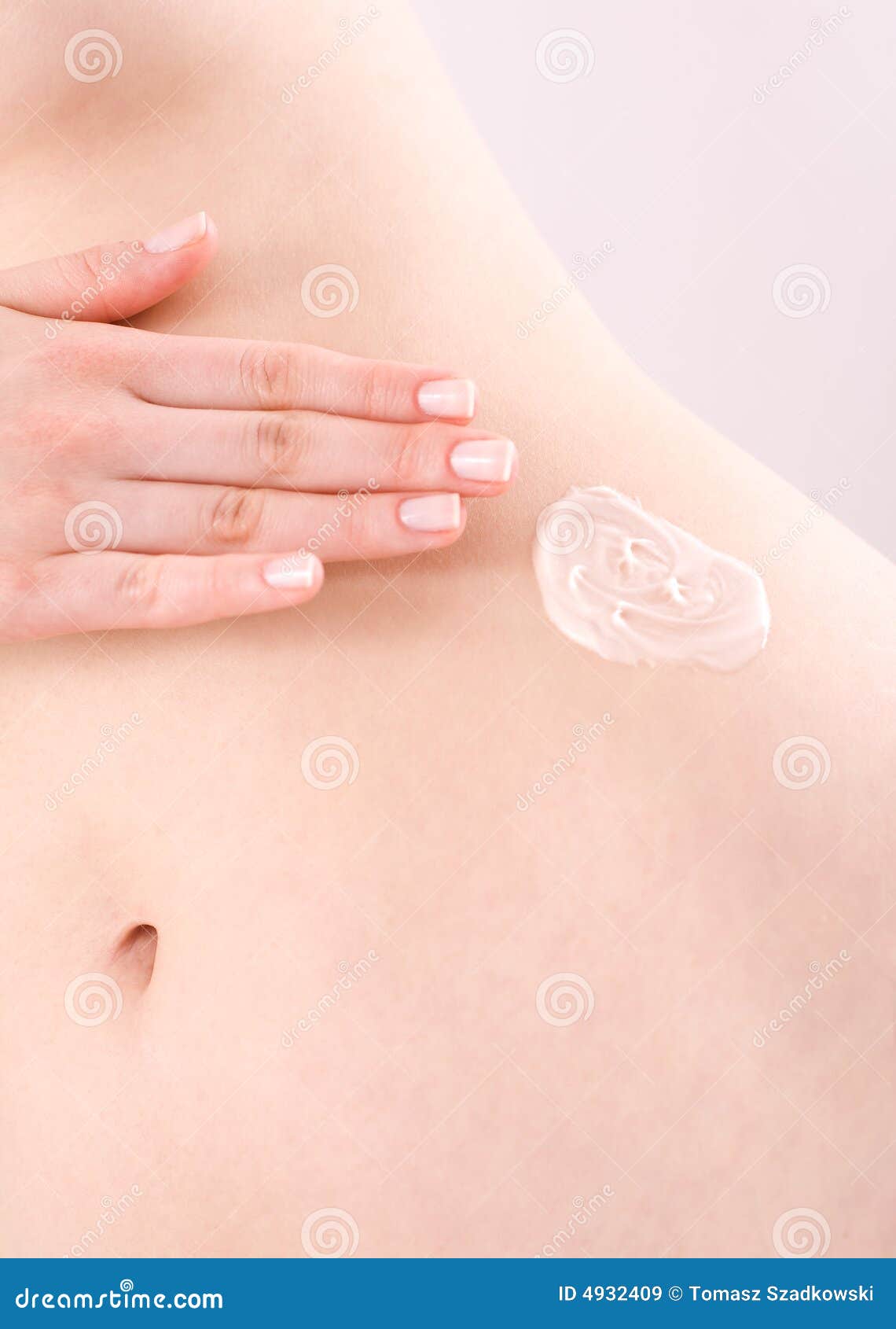 Woman applying cream stock image. Image of health, skincare - 4932409