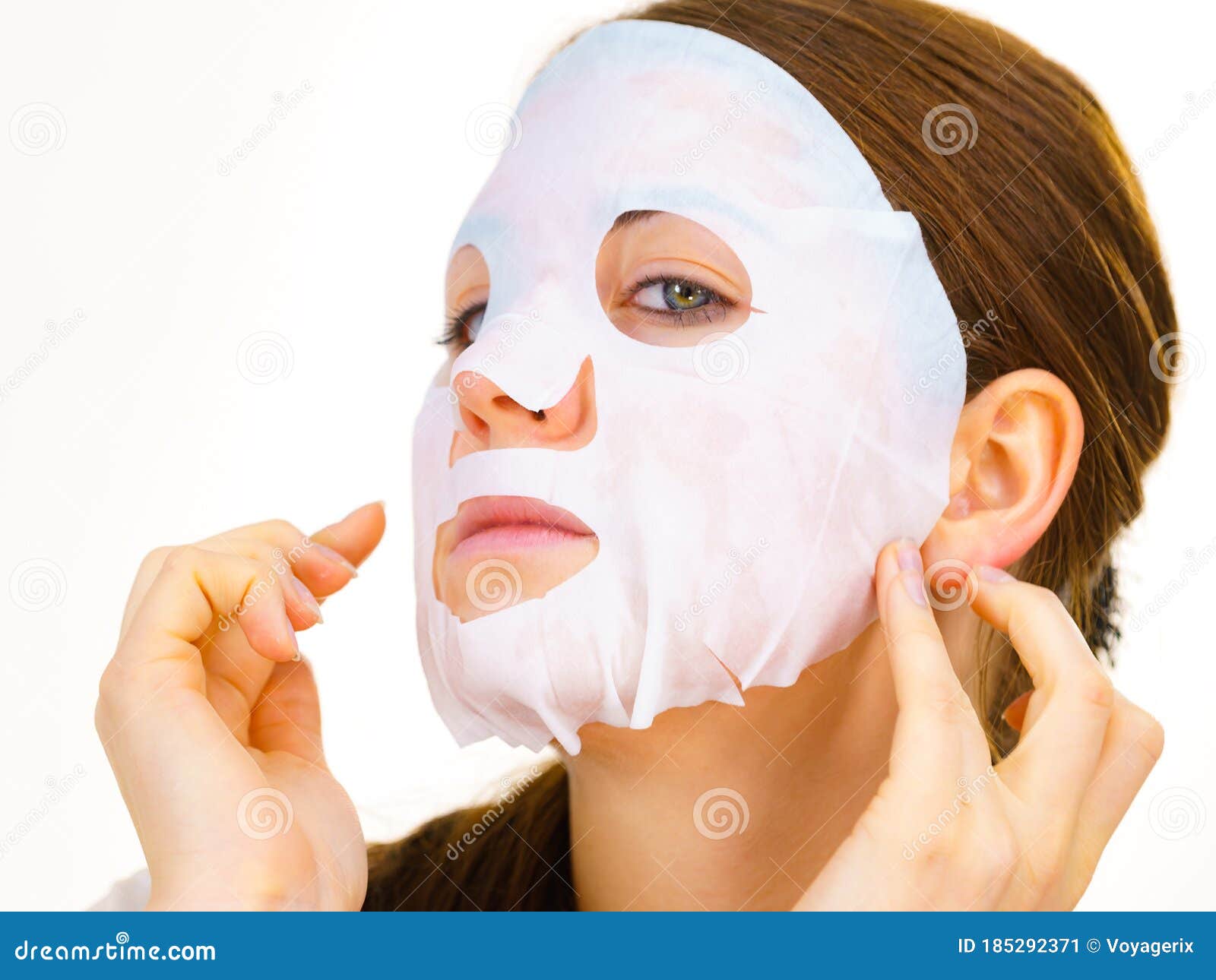 Woman Applying Sheet Mask on Face Stock Image - Image of apply, facial ... Woman Applying Sheet Mask on Face Stock Image - Image of apply, facial ...