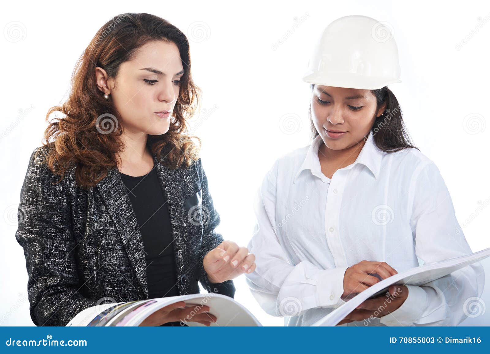 Woman Architecture Look in Plan Stock Image - Image of professional ...