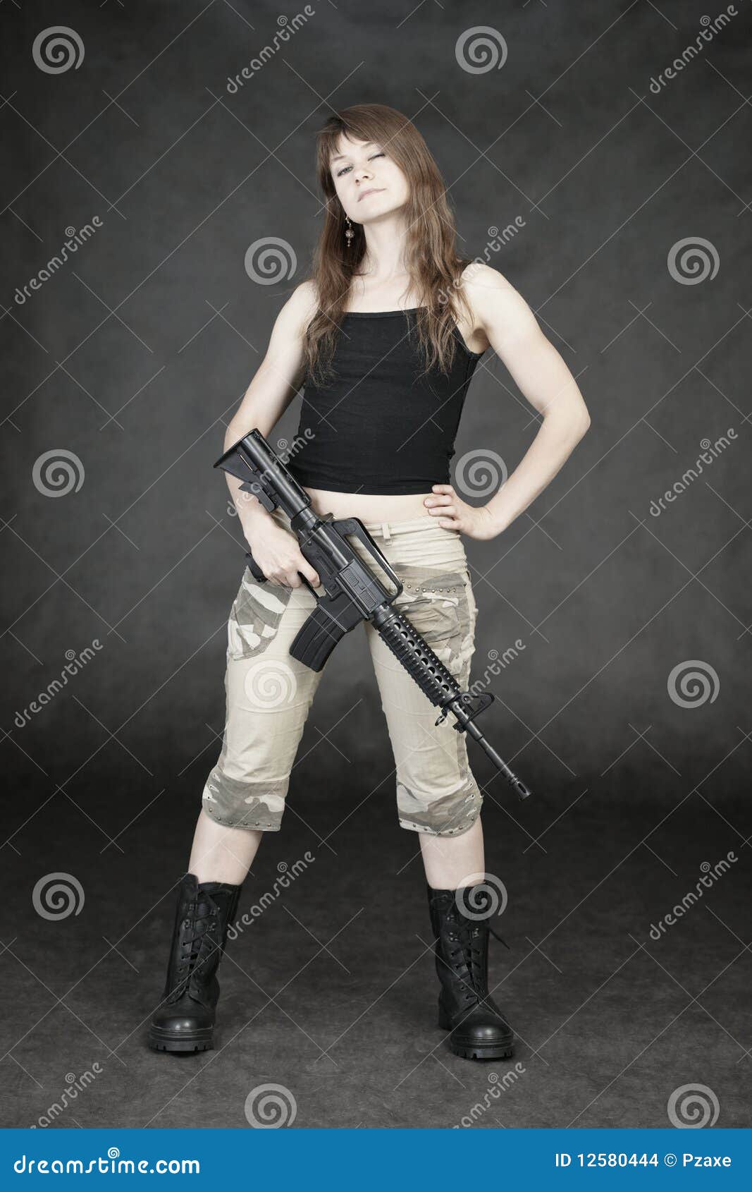 American Rifle M1 Garand Of The Second World War Royalty-Free Stock ...