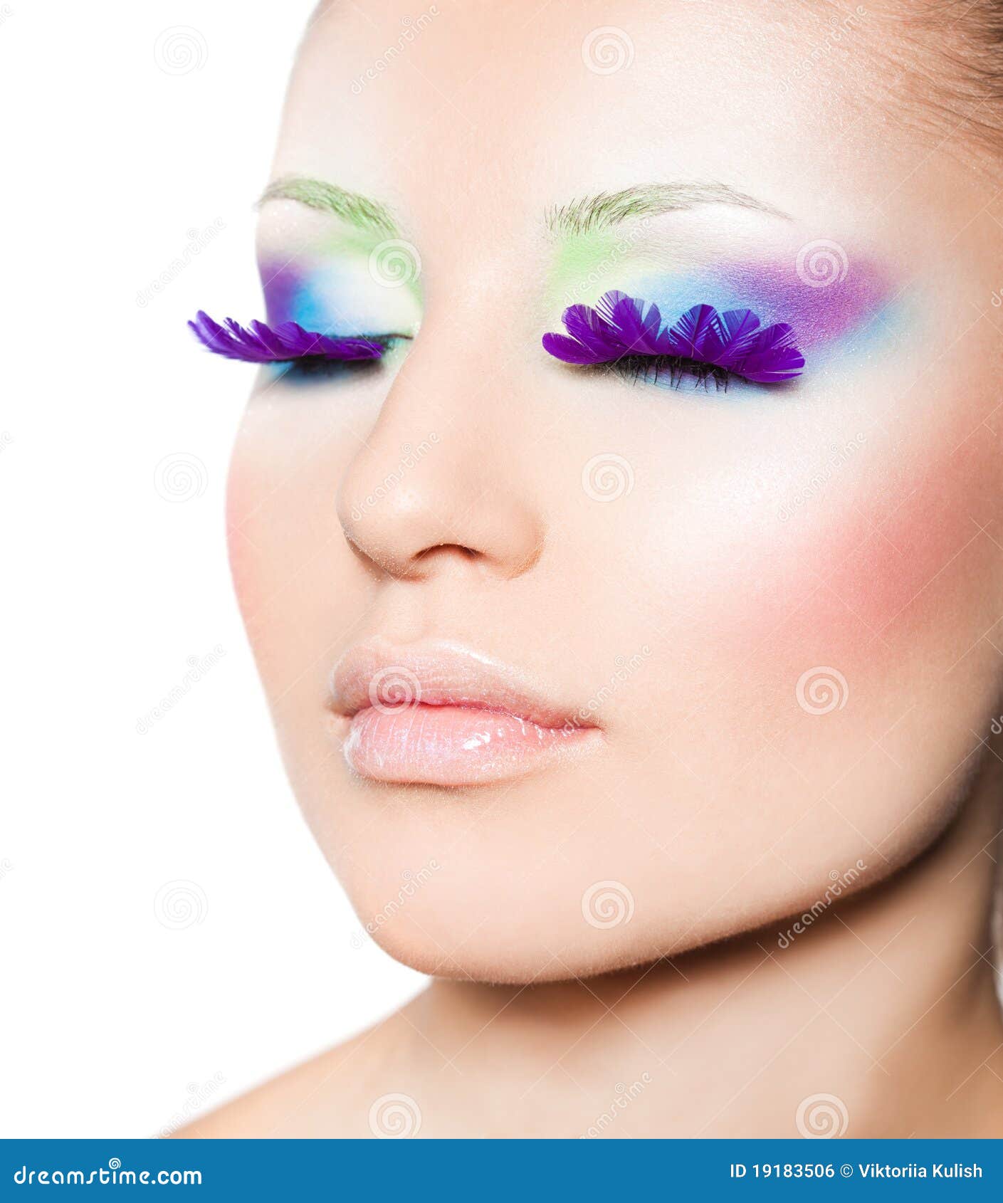 Woman With Art Visage Picture. Image: 19183506