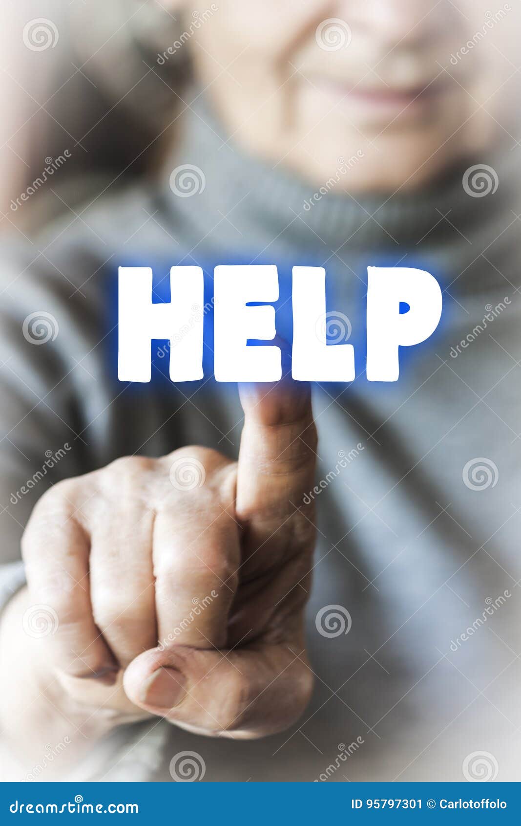 Woman is asking for help stock image. Image of blurred - 95797301