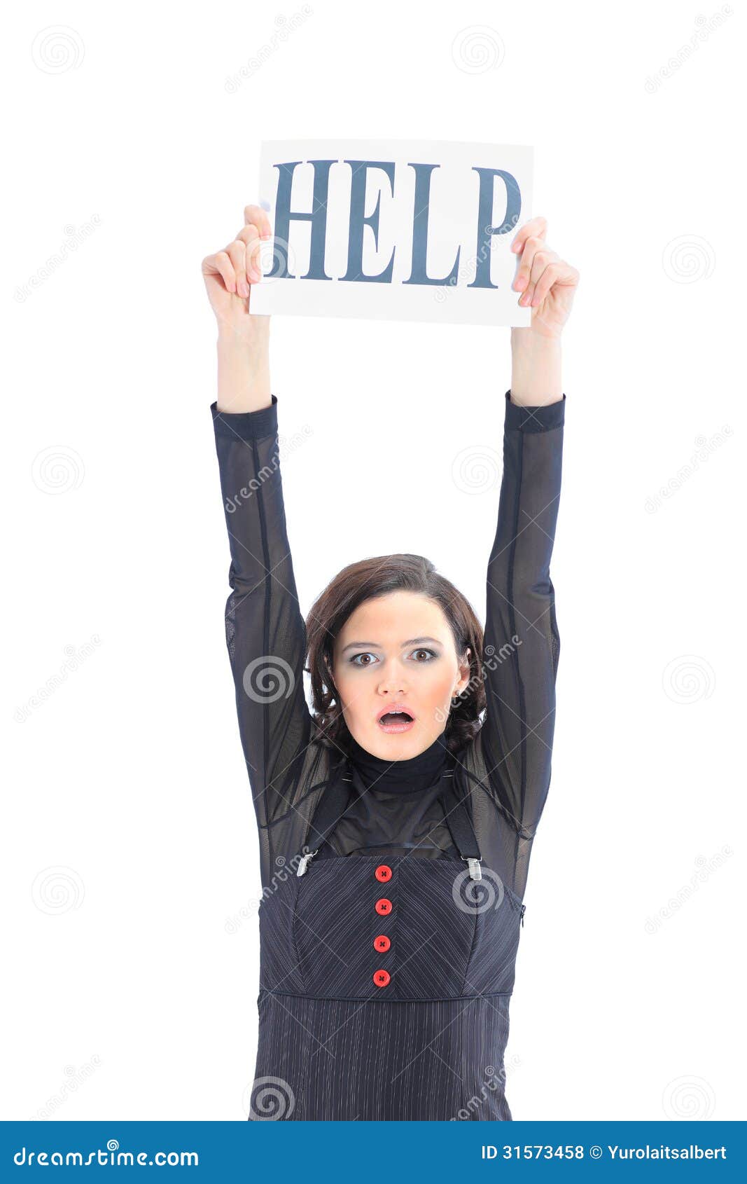 Woman asks for help stock photo. Image of corporate, please - 31573458
