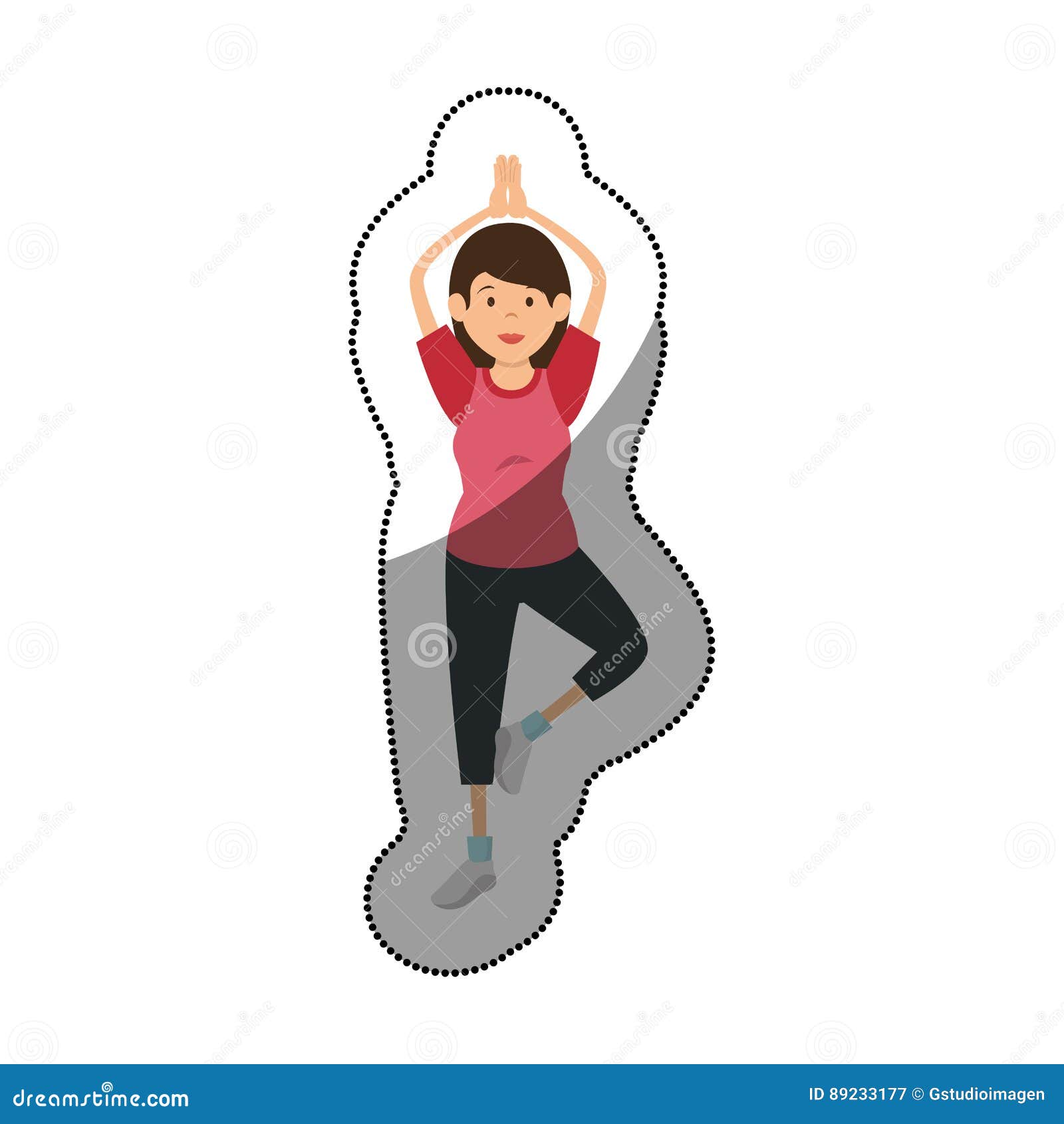 Woman Athlete Practicing Exercise Avatar Character Stock Illustration ...