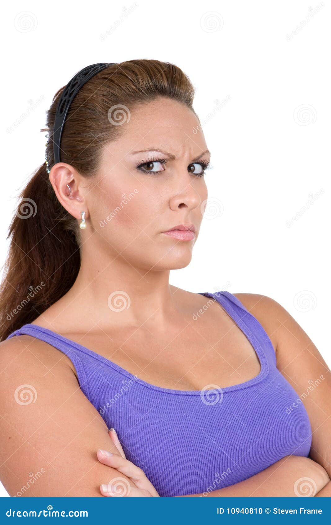 Woman with Attitude stock photo. Image of adult, hostility - 10940810