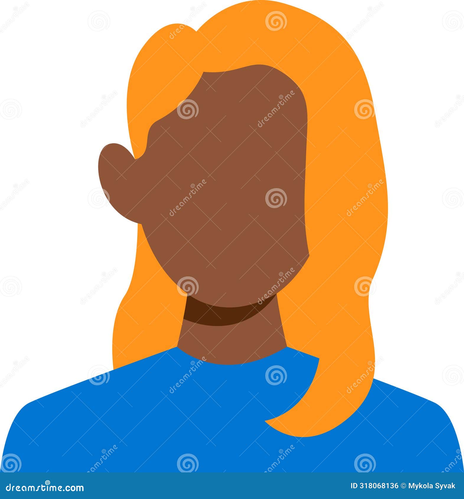 Woman Avatar Profile stock vector. Illustration of business - 318068136