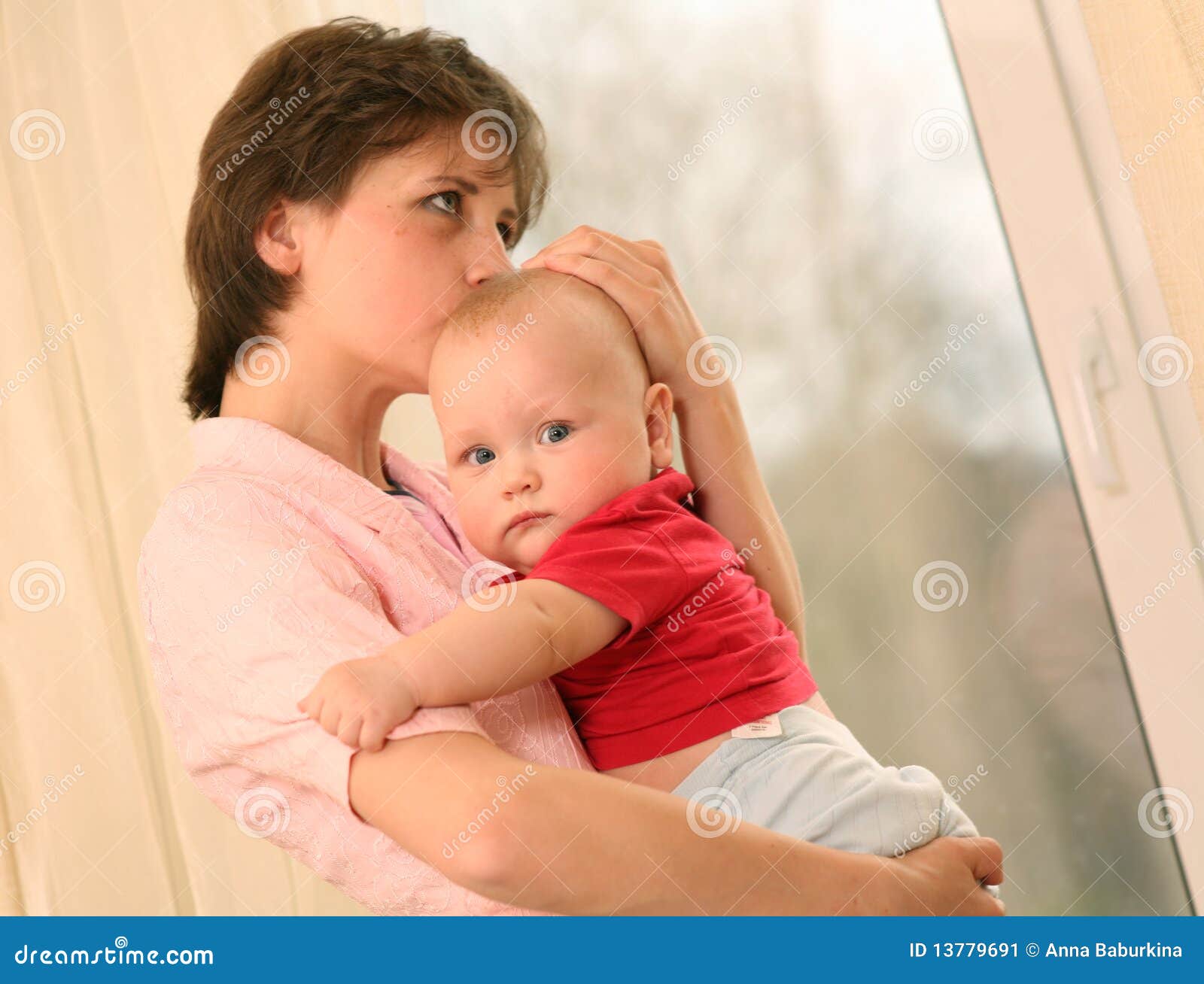 Woman with baby stock image. Image of portrait, person - 13779691