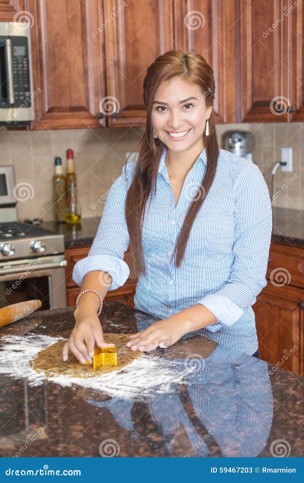 Woman Baking Cookies stock image. Image of mother, person - 59467203
