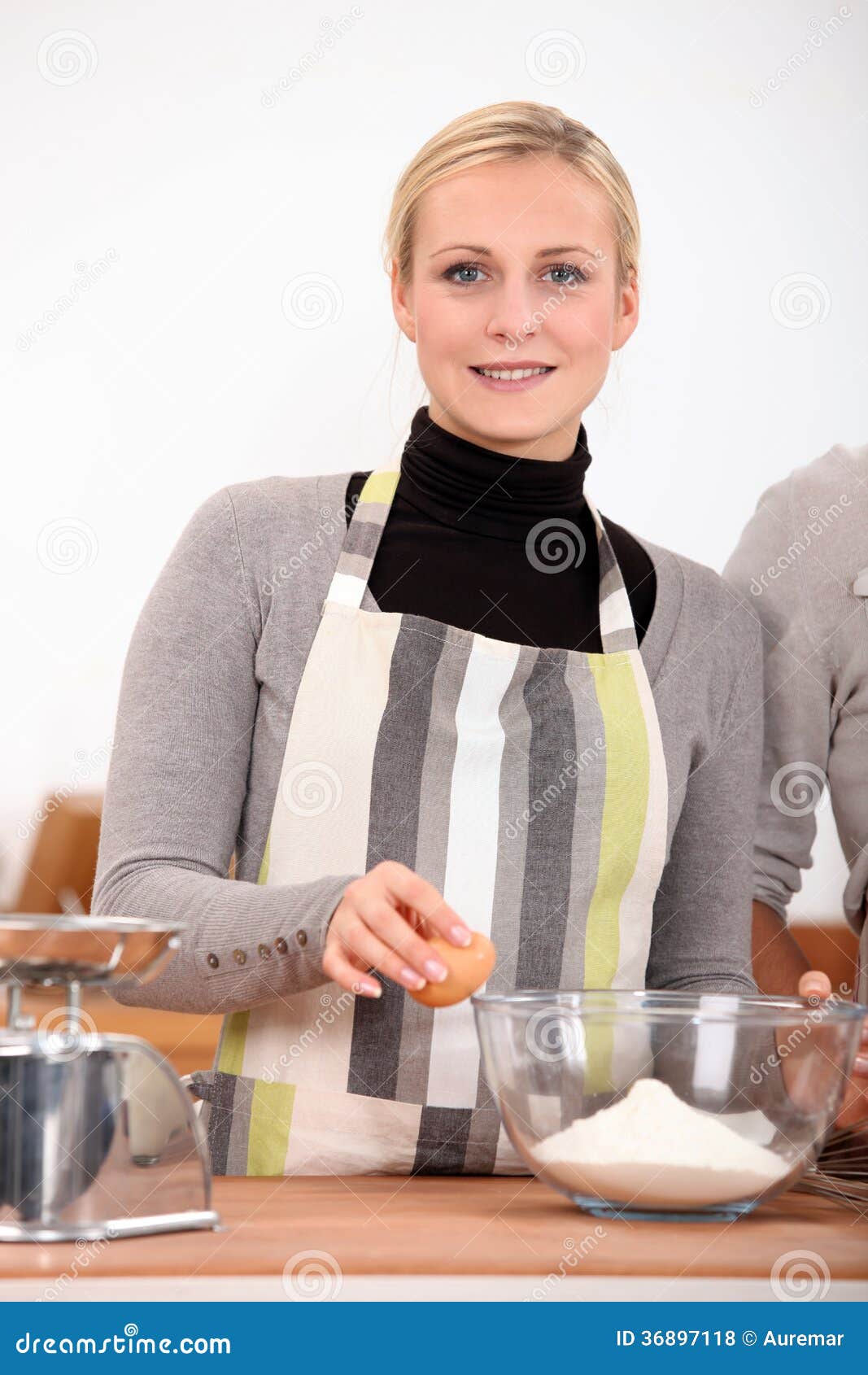 Woman baking stock photo. Image of cheerful, female, happy - 36897118