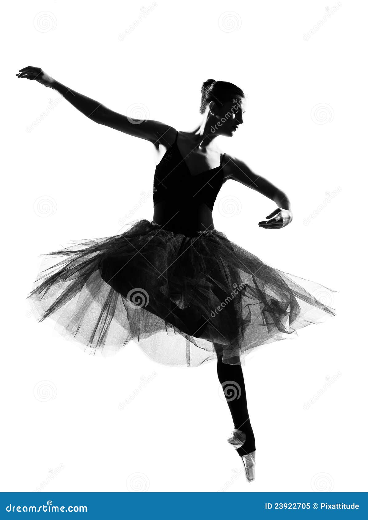 Dance Black And White Leap