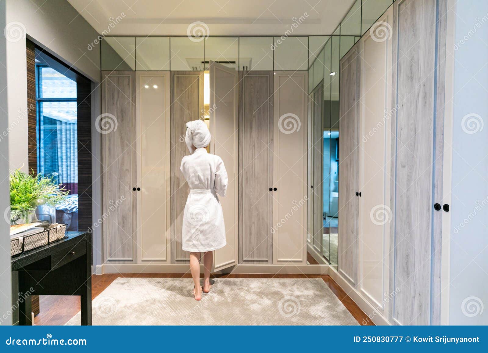 Opens a wardrobe stock image. Image of home, mall, choosing - 250830777