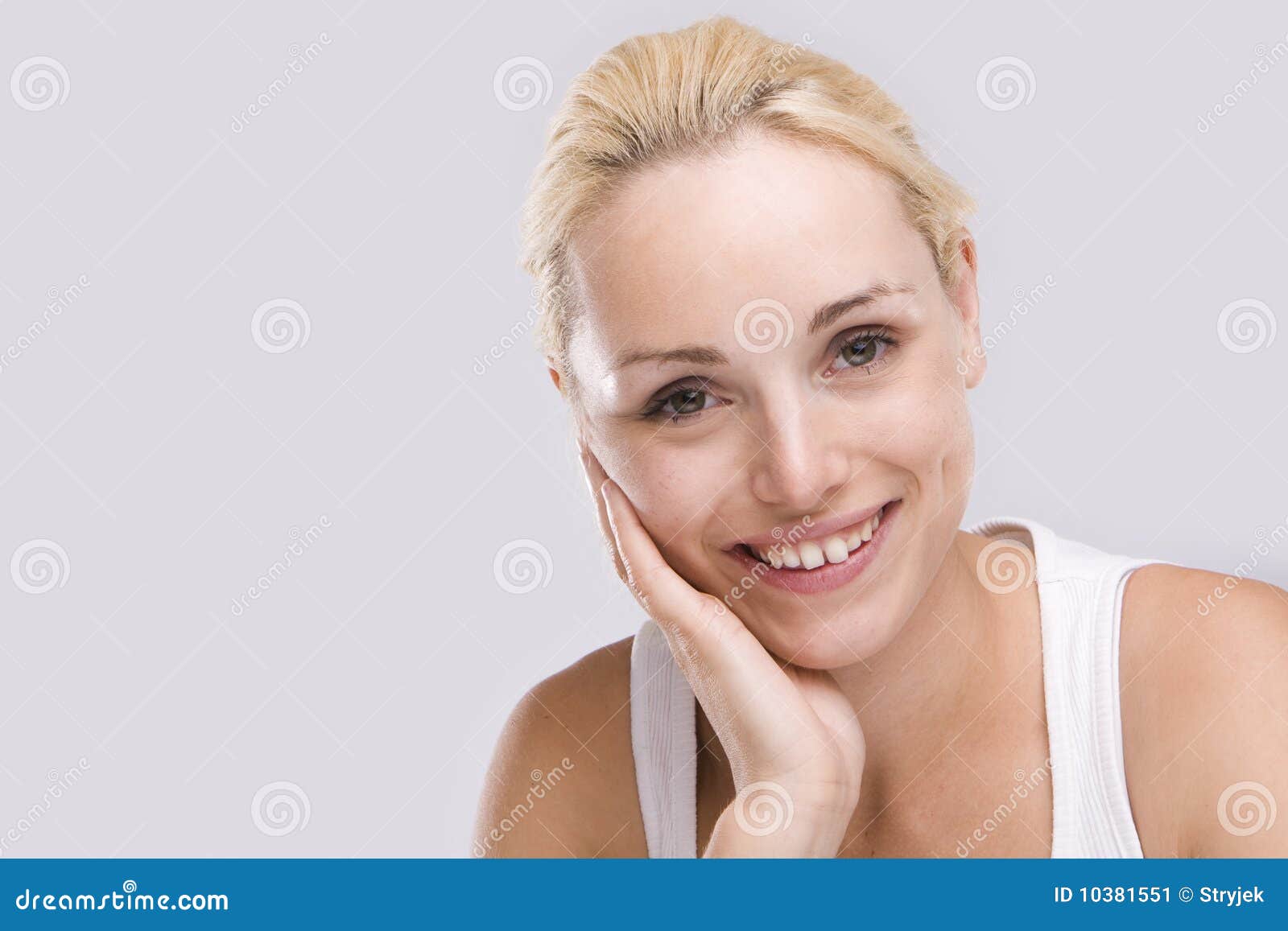 Woman with beautiful smile stock image. Image of look - 10381551