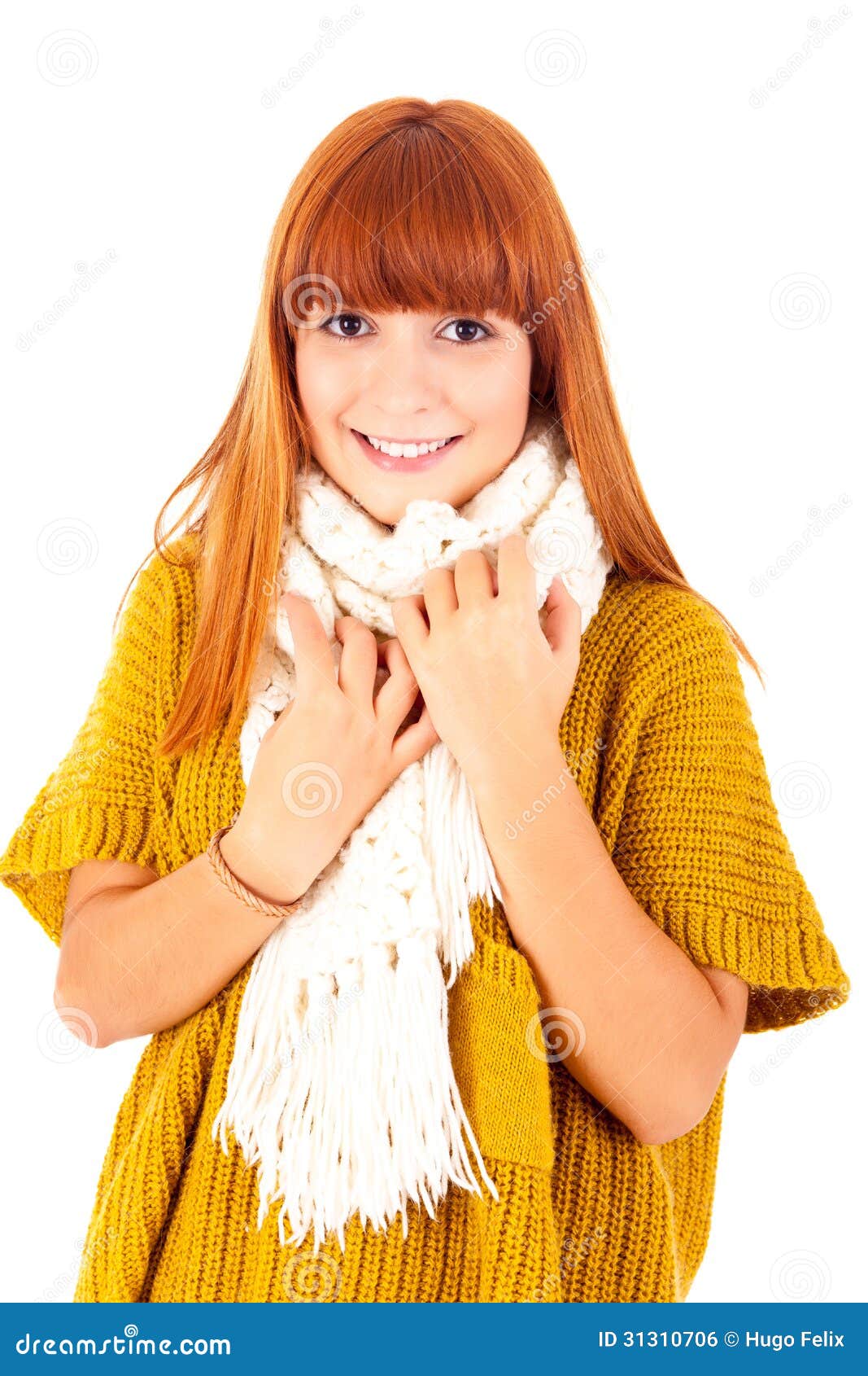 Woman stock photo. Image of happiness, human, grin, cold - 31310706