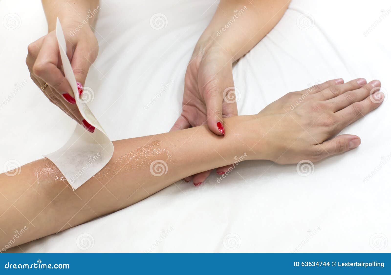 Woman in a beauty salon stock photo. Image of shaving - 63634744