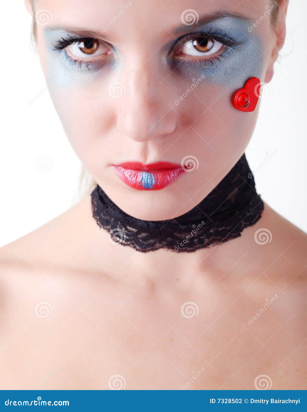 Woman with beauty spot stock photo. Image of majestic - 7328502