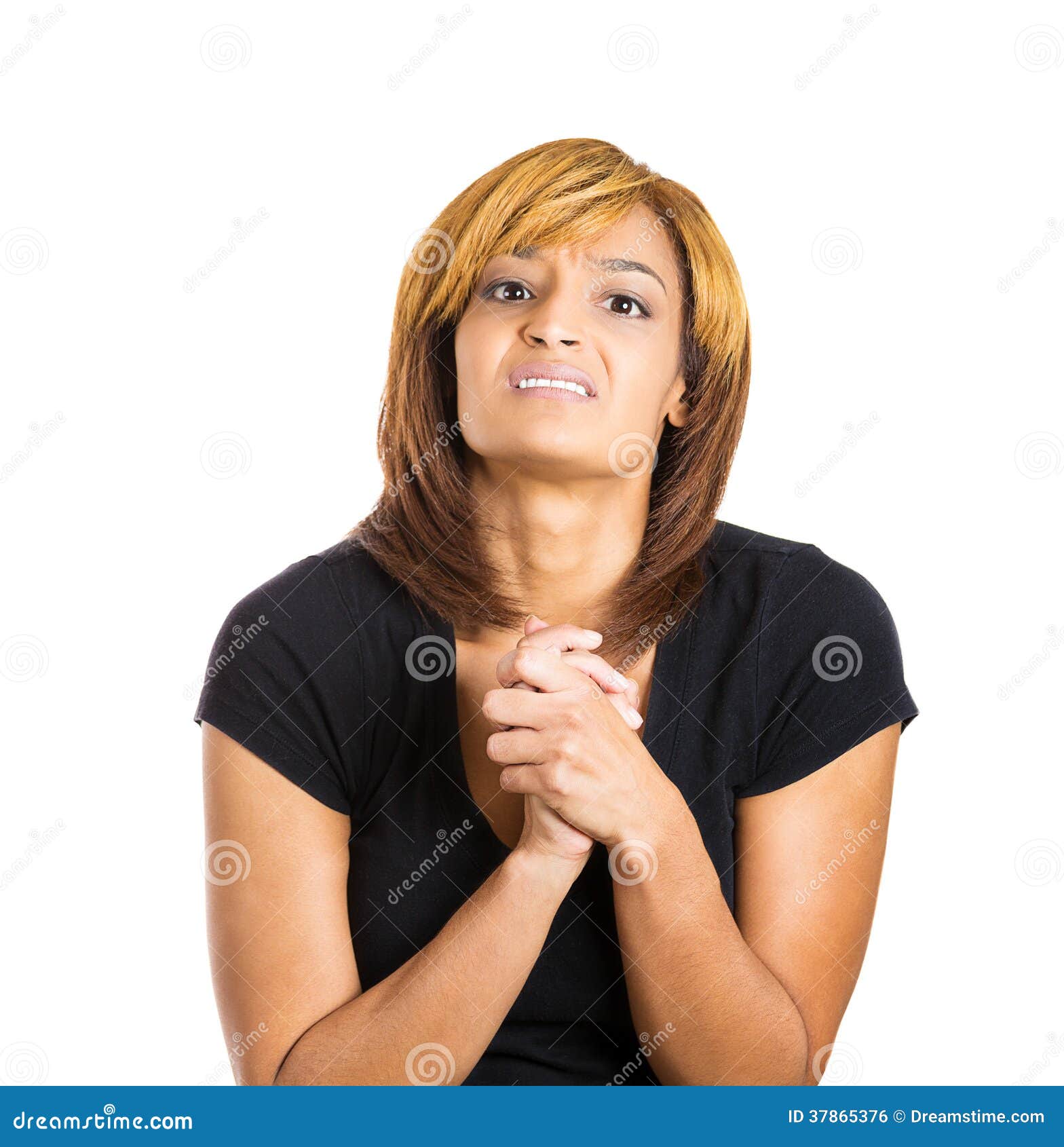 Woman begging stock photo. Image of lady, black, meditation - 37865376