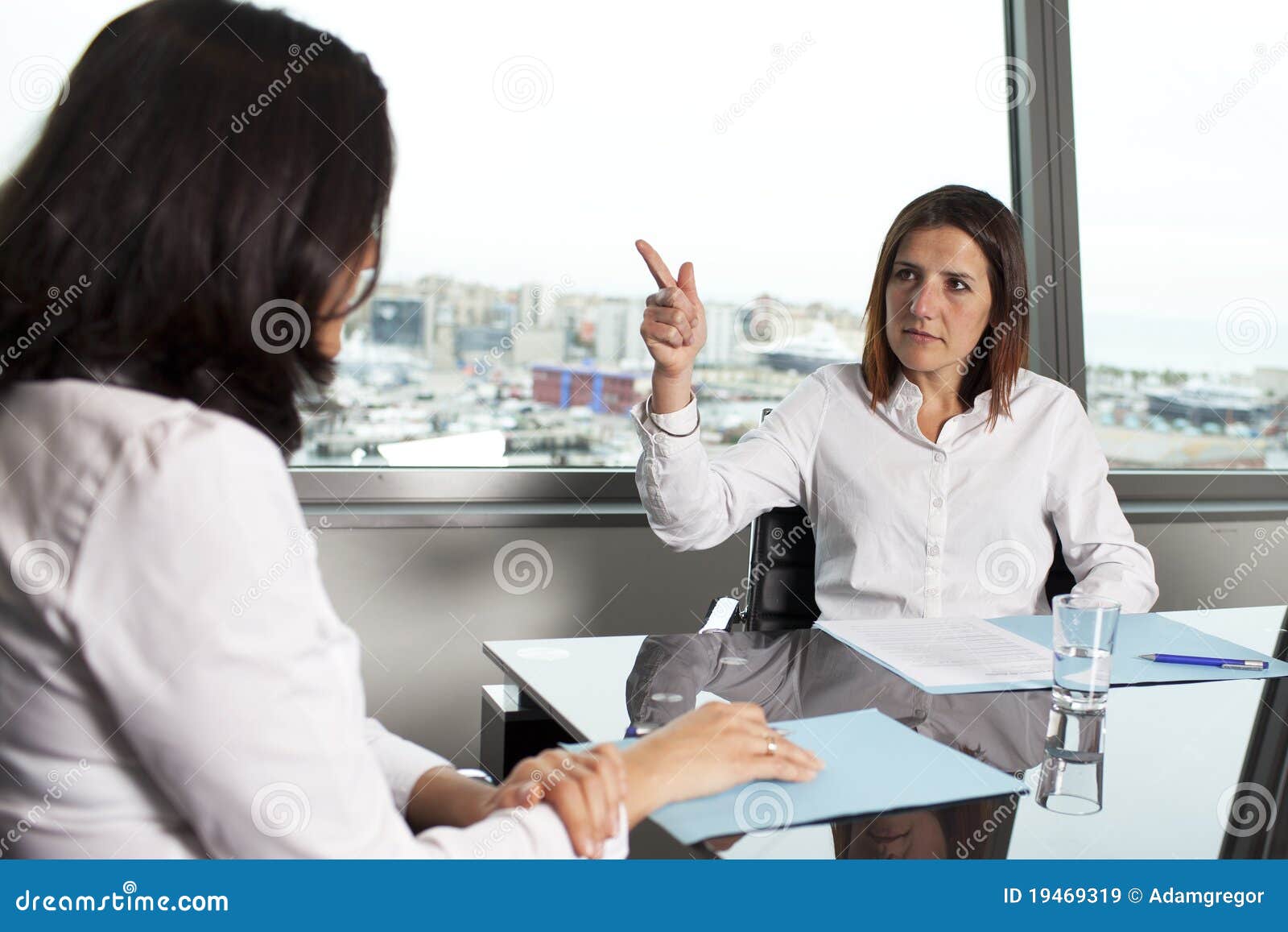 Woman being fired stock image. Image of termination, cancellation ...