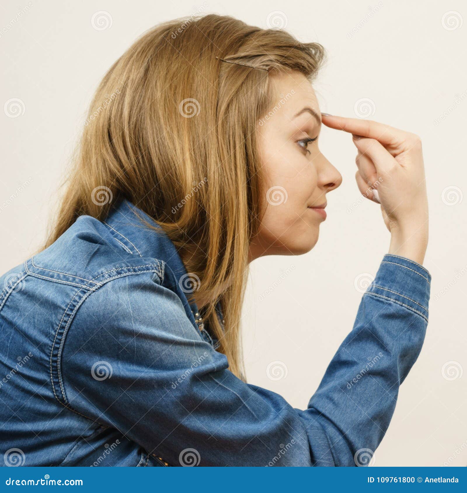 Woman Being Skeptical Questioning Something Stock Photo - Image of ...