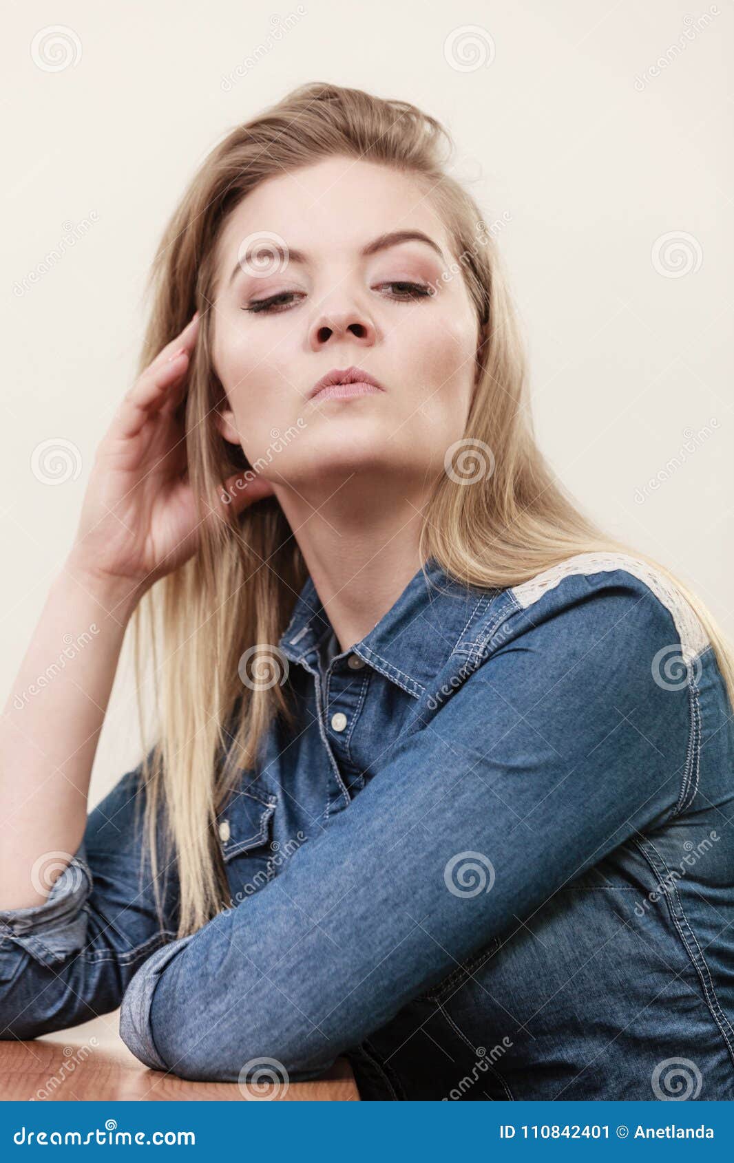 Woman Being Skeptical Questioning Something Stock Image - Image of ...