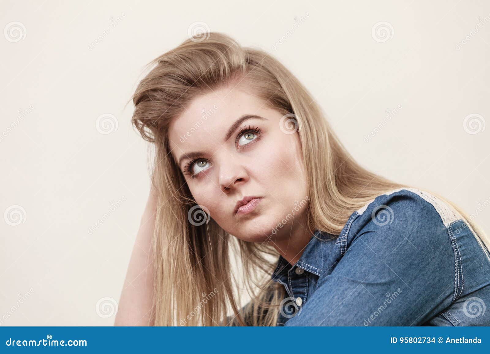 Woman Being Skeptical Questioning Something Stock Photo - Image of ...