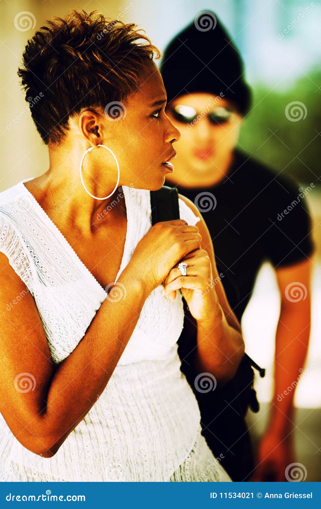 Woman being stalked stock image. Image of peril, follower - 11534021