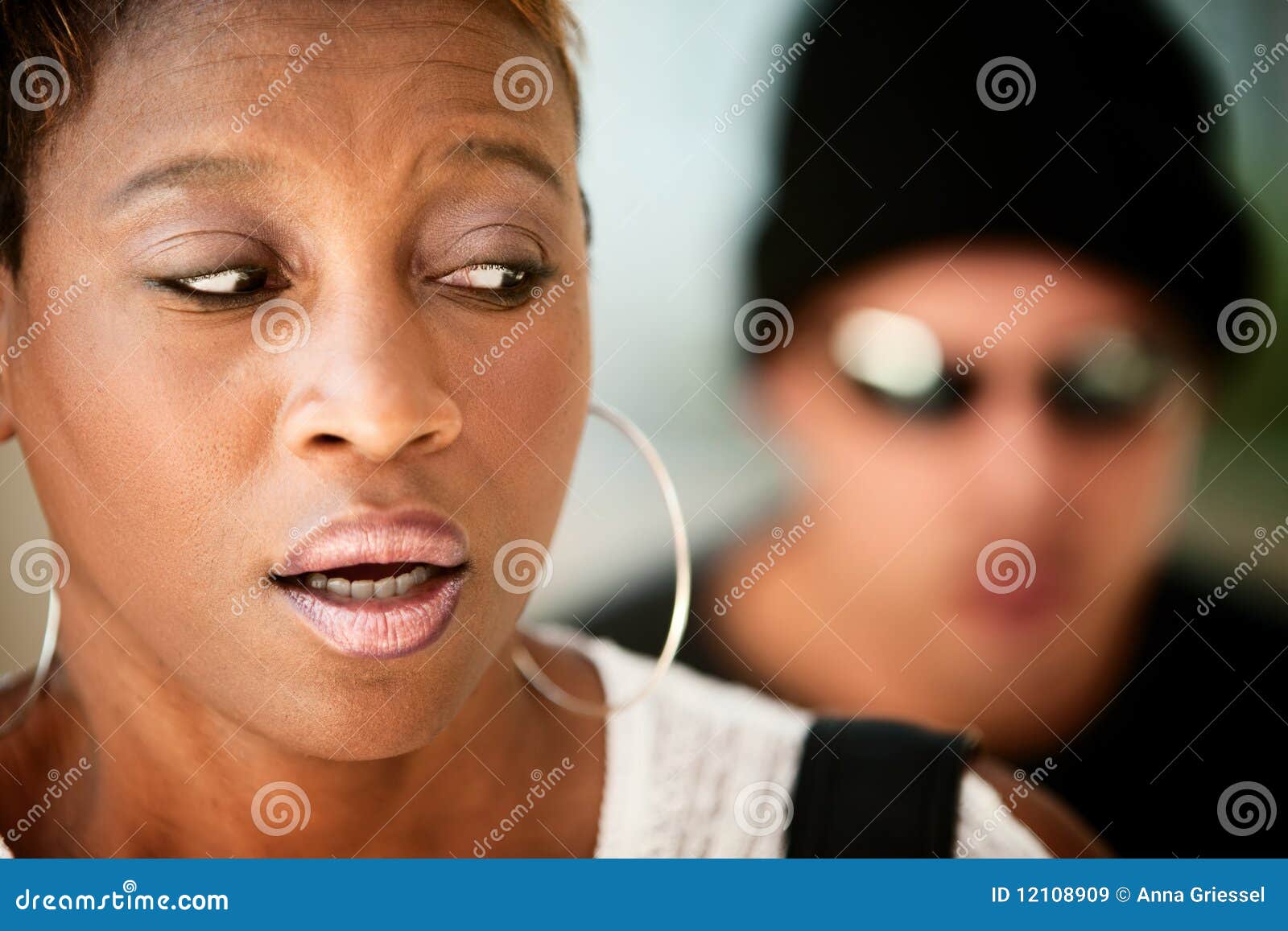 Woman being stalked stock image. Image of following, mugger - 12108909