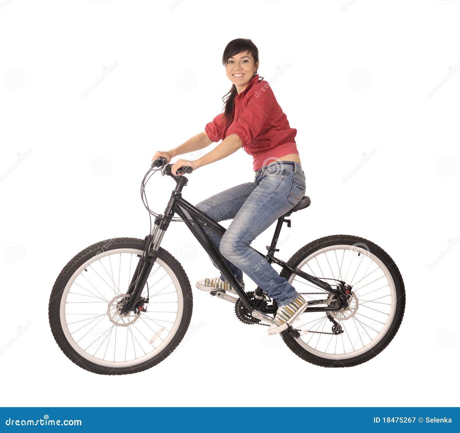 Woman bicyclist stock image. Image of racer, cycling - 18475267