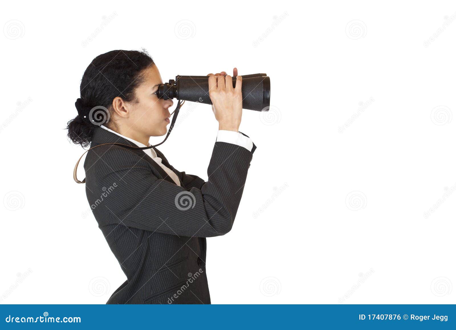 Binoculars Searching Looking Observing Dog Royalty-Free Stock Photo ...