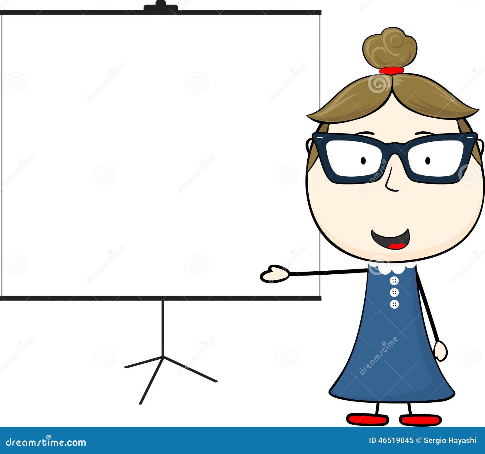 Blank Flip Chart Vector Illustration | CartoonDealer.com #24040484