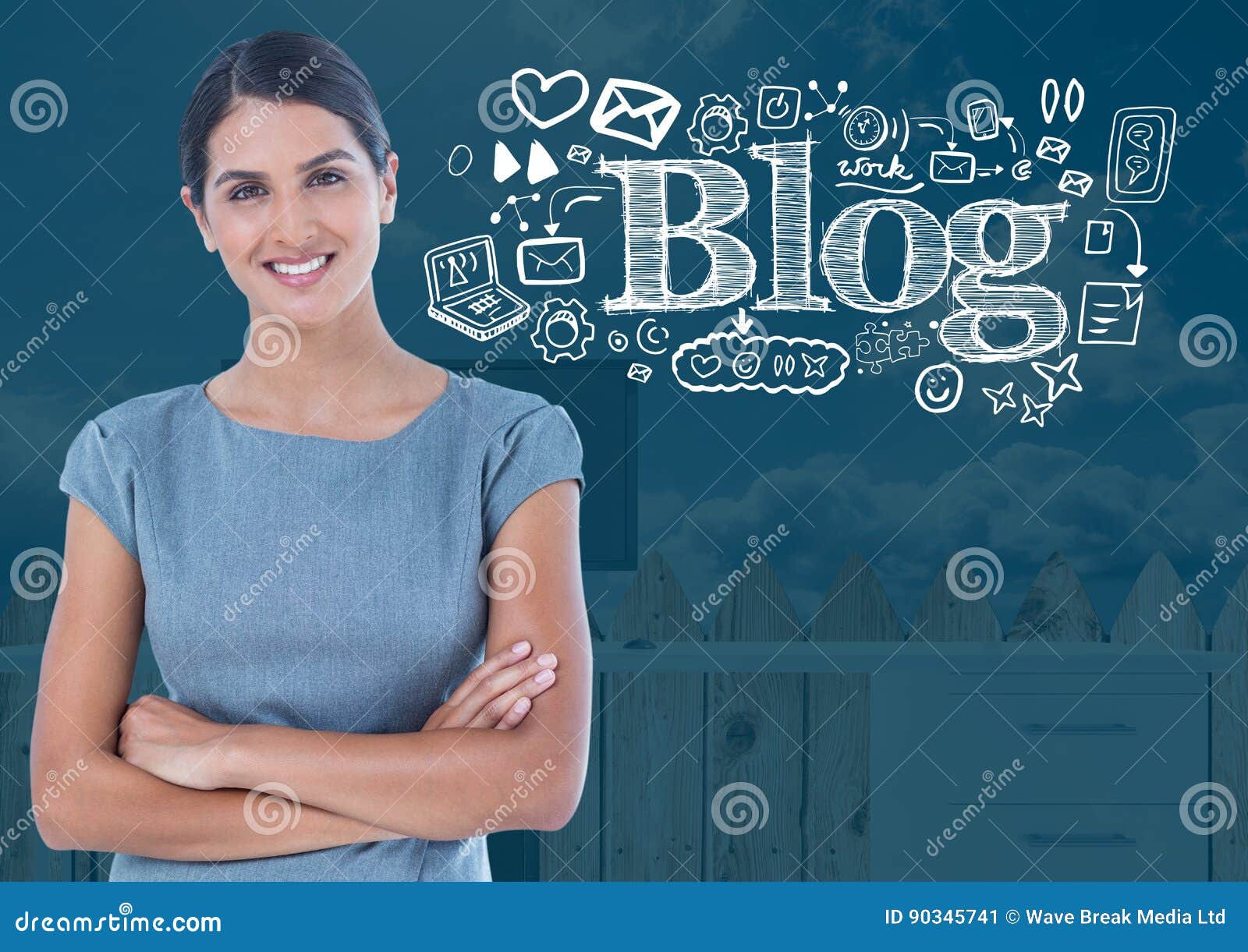 Woman Blog Drawings Graphics Stock Photos - Free & Royalty-Free Stock ...