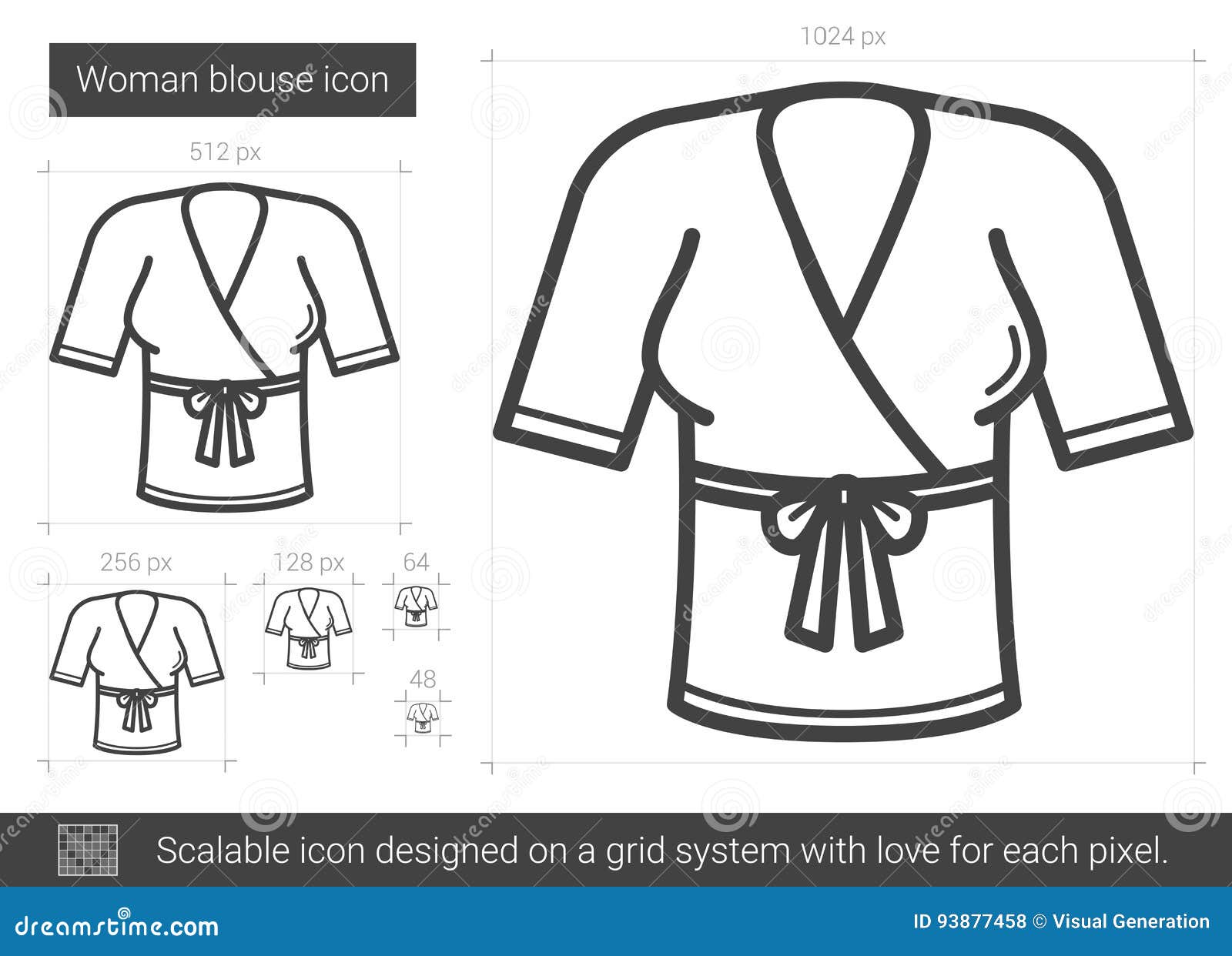 Woman Blouse Sketch, Blouse Technical Sketch For Woman, Blouse Drawing ...