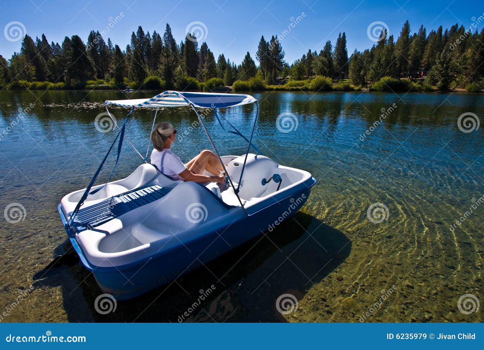 Woman boating stock image. Image of senior, smiling, vacation - 6235979