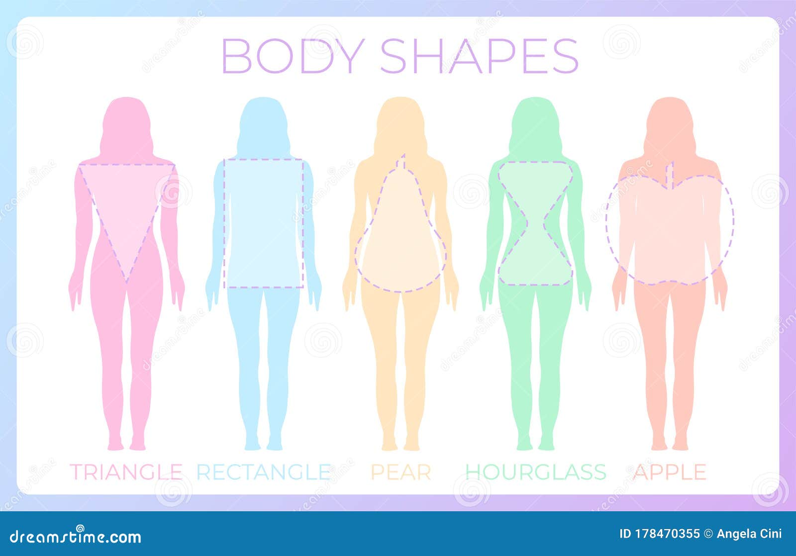 Woman Body Shape Background Illustration Stock Vector - Illustration of ...
