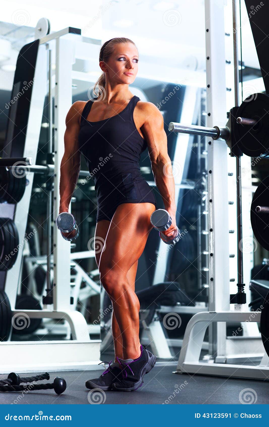 Woman bodybuilder stock image. Image of human, lifestyle - 43123591