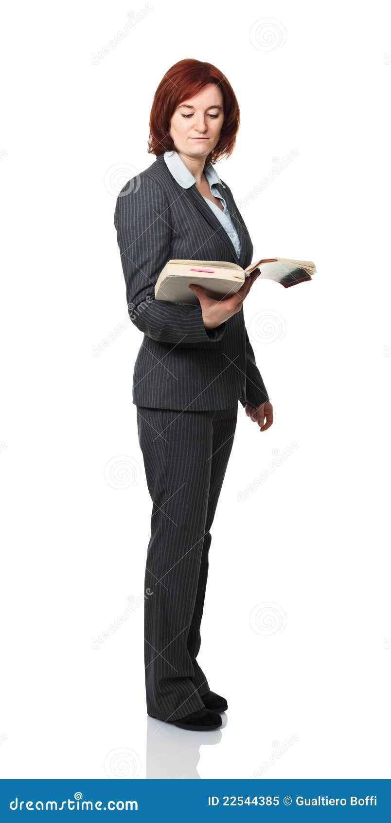 Woman with book stock image. Image of read, confident - 22544385