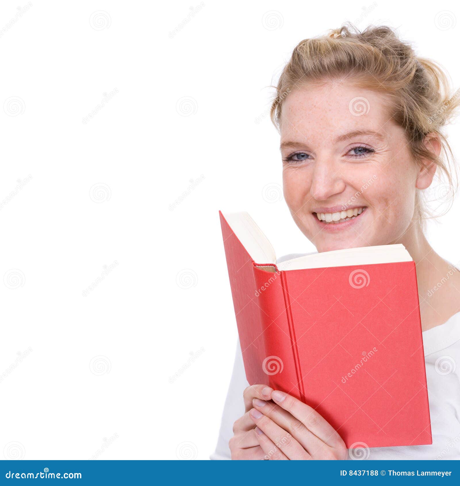 Woman with book stock photo. Image of intellectual, blonde - 8437188
