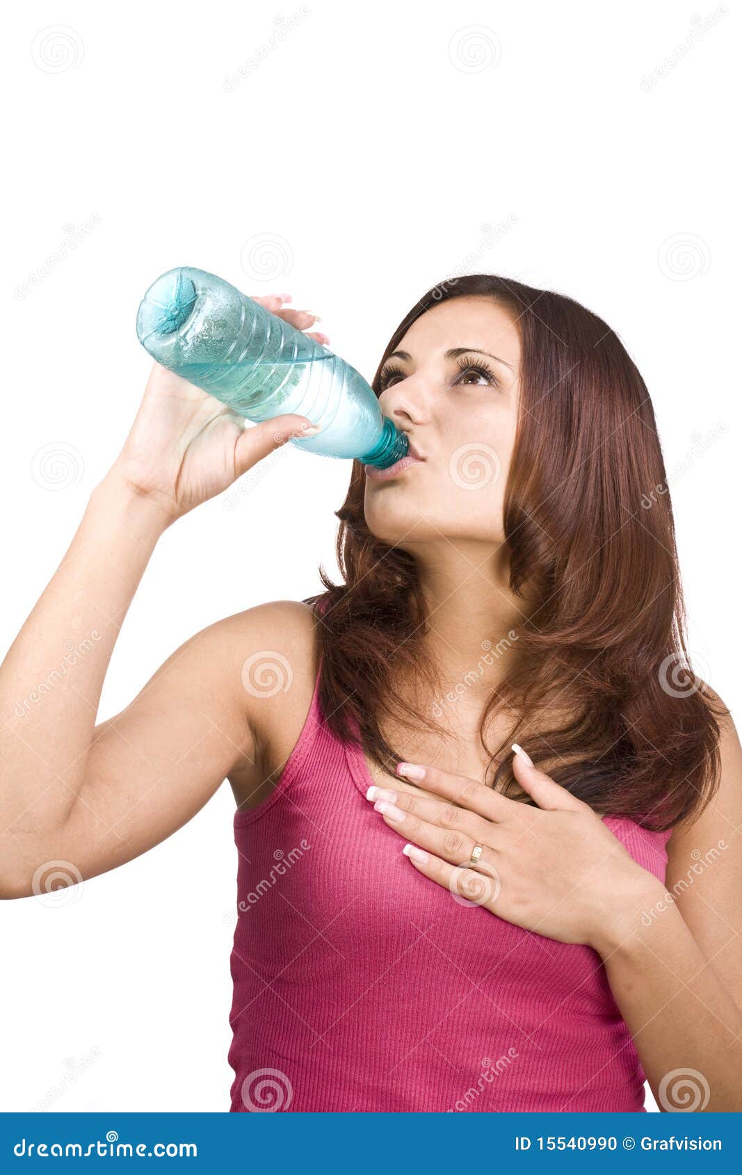 Woman with bottle of water stock photo. Image of fresh - 15540990